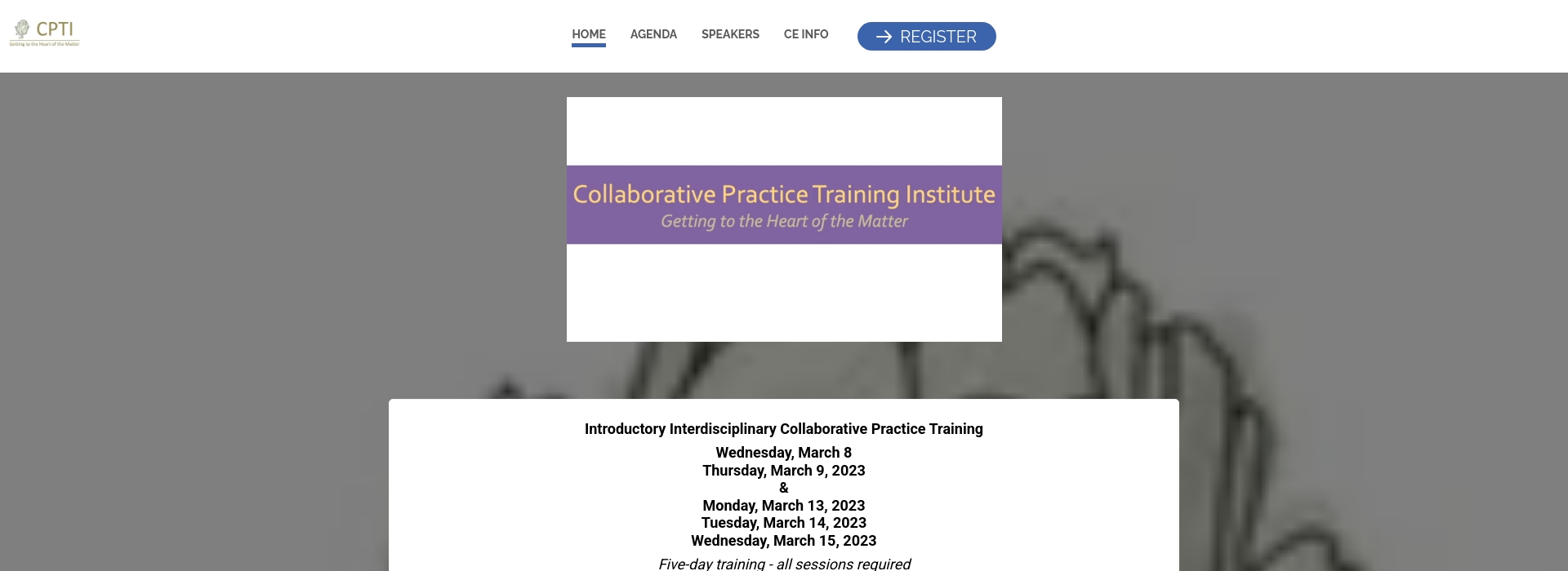 Introductory Interdisciplinary Collaborative Practice Training